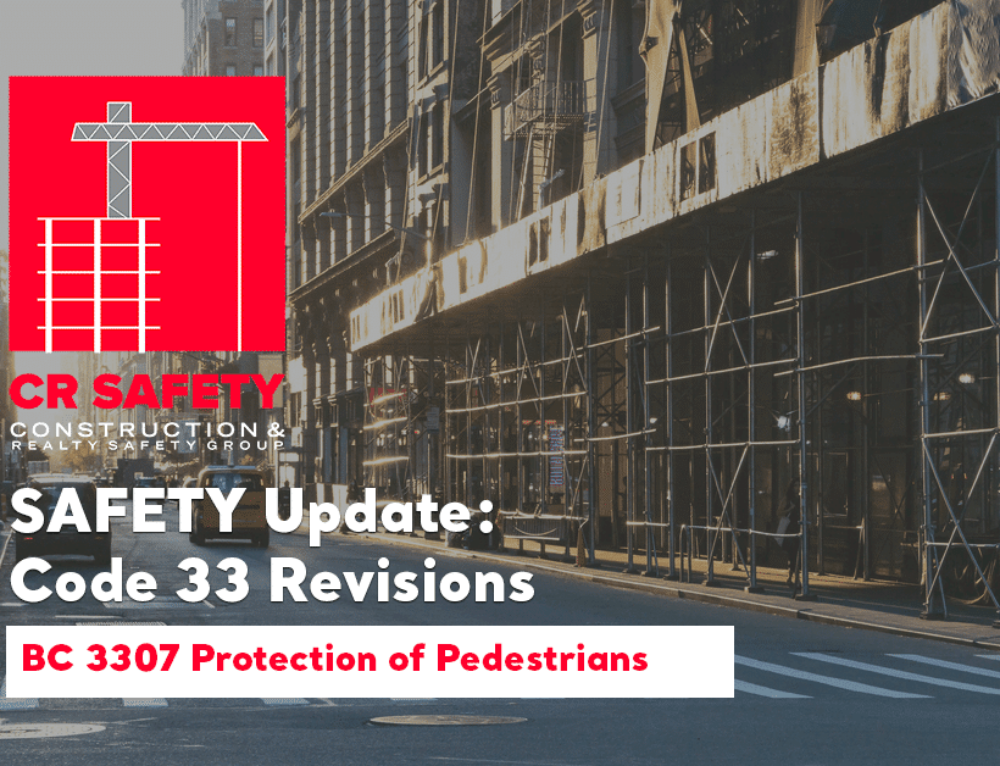 NYC 2022 Chapter 33 Code Revisions – 3308 Unenclosed Perimeter Protection