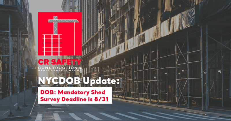 NYCDOB: Owners and Permit Holders Must Complete Sidewalk Shed Survey by ...