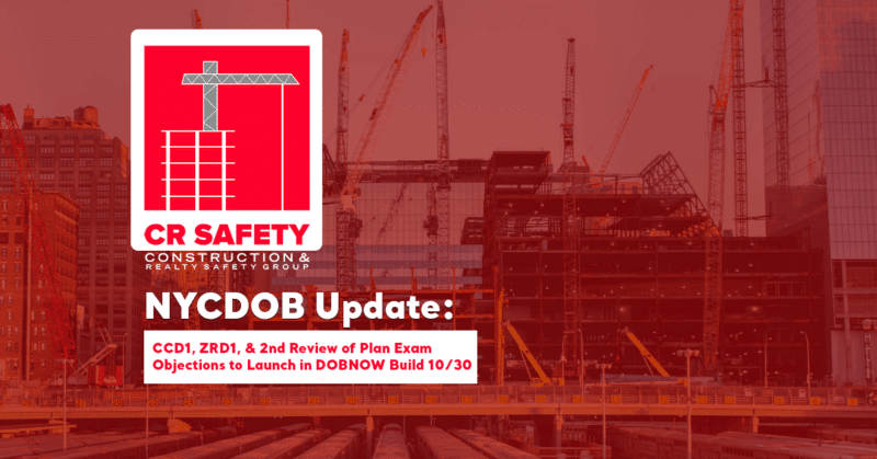 NYCDOB: CCD1, ZRD1, & 2nd Review of Plan Exam Objections to Launch in ...
